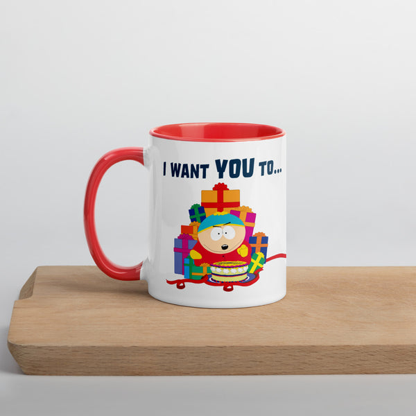 South Park Cartman Give Me Presents Mug – South Park Shop