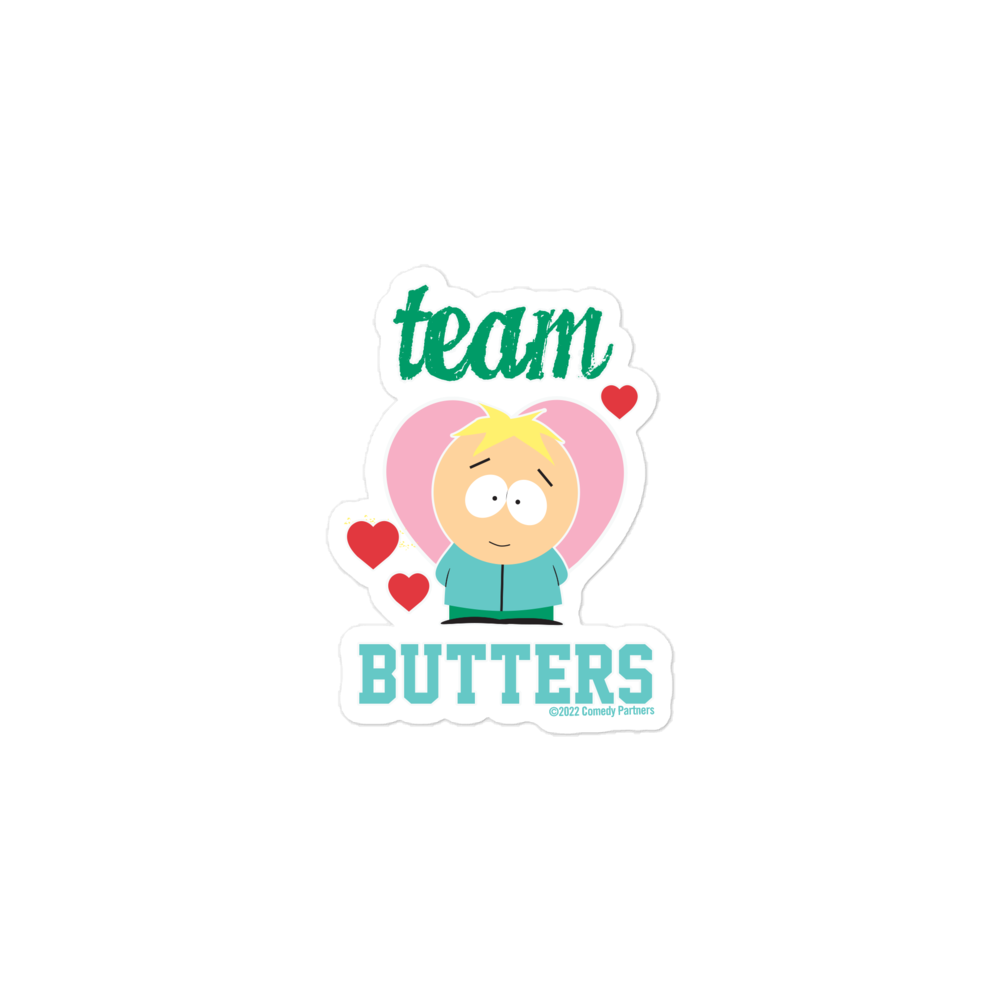 South Park Team Butters Die Cut Sticker