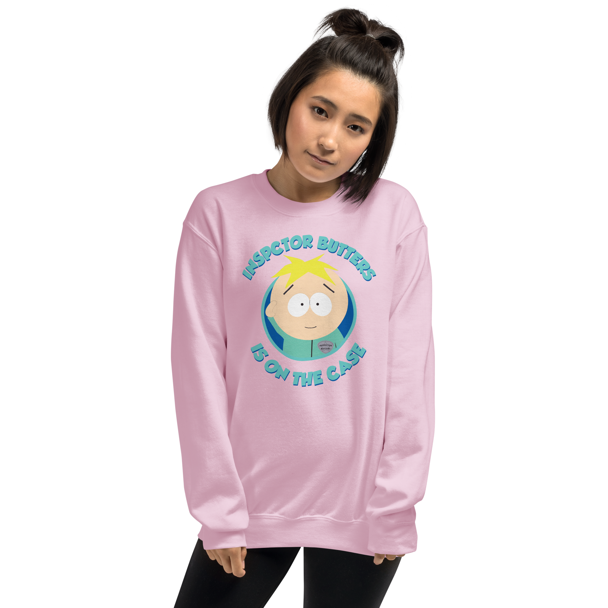 South Park Inspector Butters Is On The Case Fleece Crewneck Sweatshirt