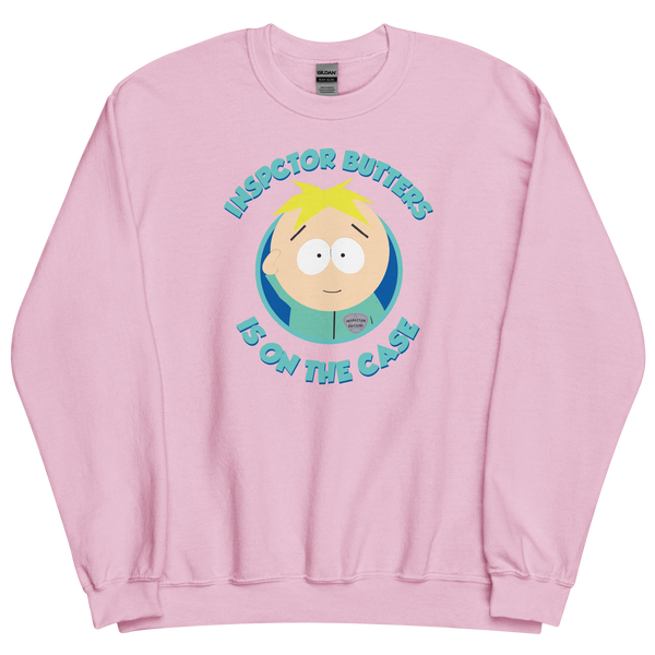 South Park Inspector Butters Is On The Case Fleece Crewneck Sweatshirt ...
