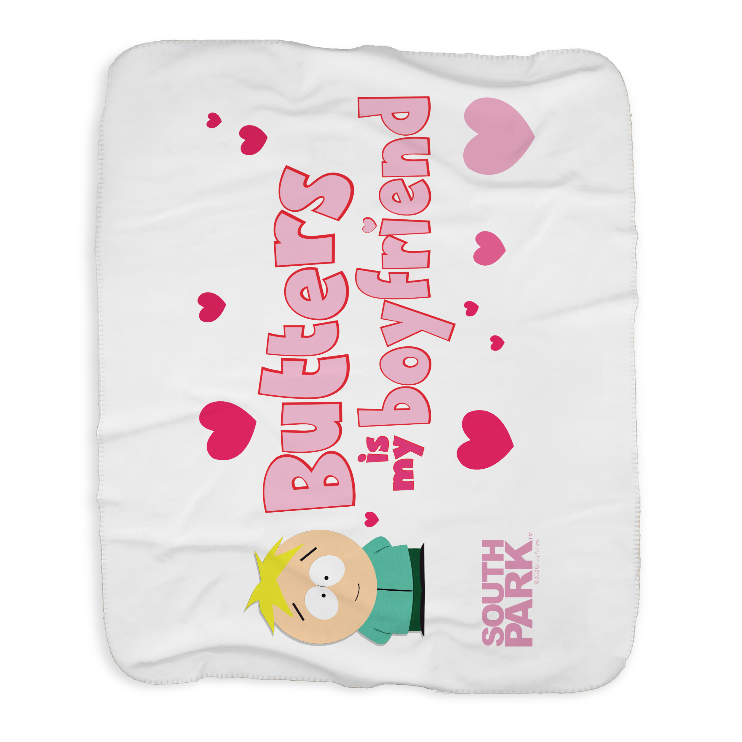 South Park Butters Is My Boyfriend Sherpa Blanket